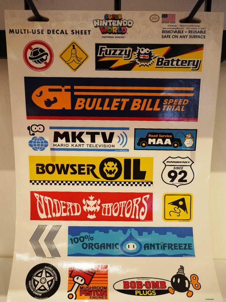 Super Nintendo World Merch at Universal Studios Guide